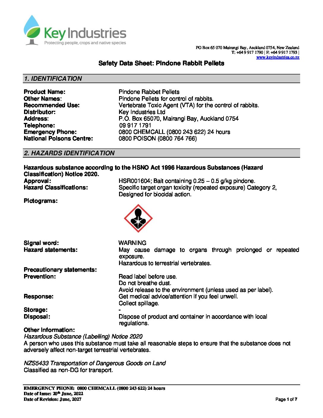 Safety Data Sheets - Pestproof