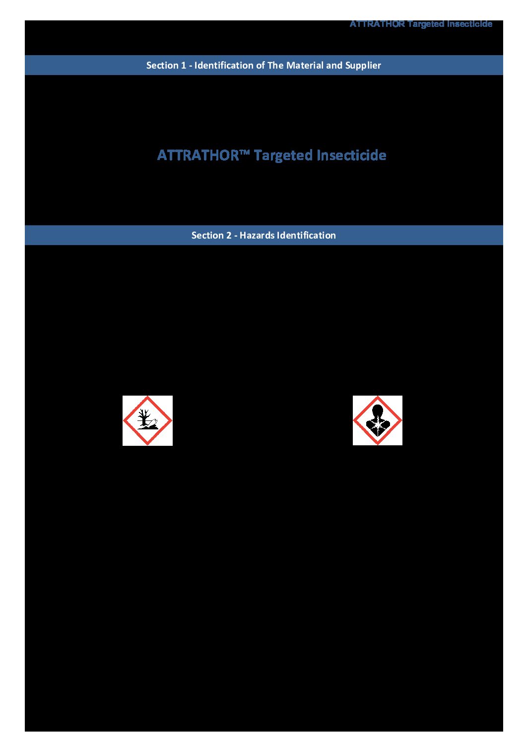 SDS & Labels - Pestproof