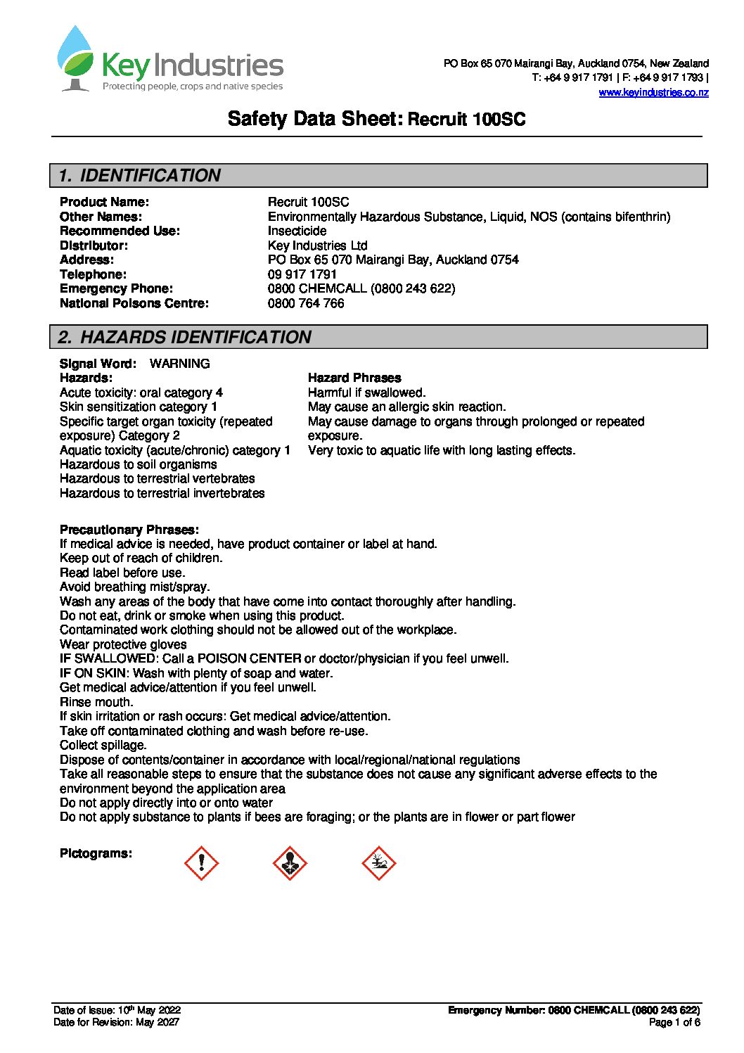 Safety Data Sheets - Pestproof